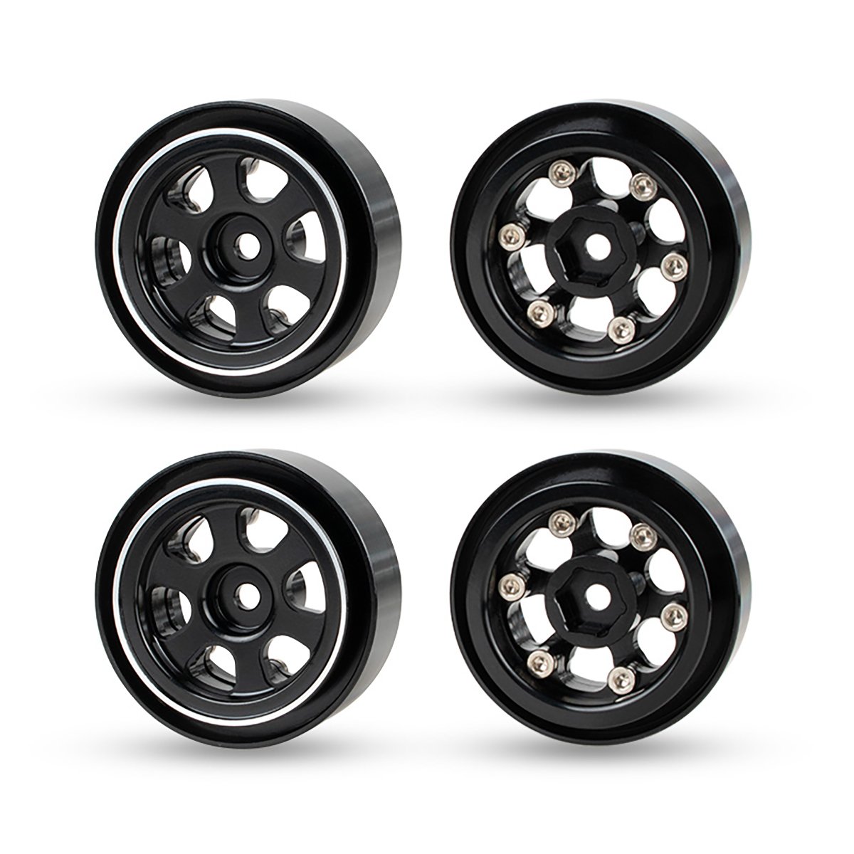 Traxxas TRX-4M 1/18 Scale Metal Wheel Rims, Aluminum Alloy CNC Hub for ...